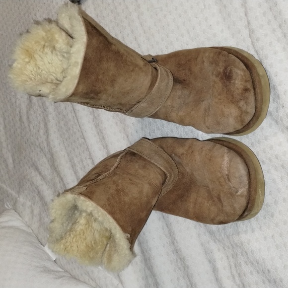 Shoes | Chestnut Suede Sherpa Boots | Poshmark